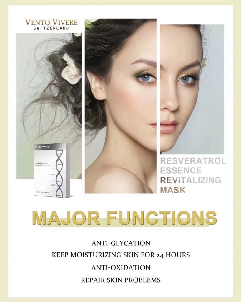 Mặt Nạ Vento Vivere Resveratrol Essence Revitalizing Mask - Princess House